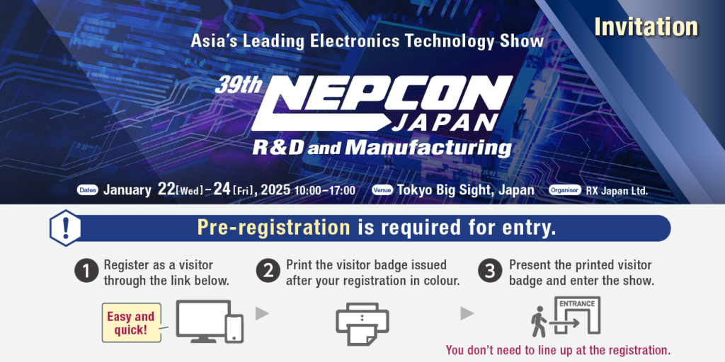 Joint exhibit with Okamoto Glass Co., Ltd. at “NEPCON Japan 2025” will ...